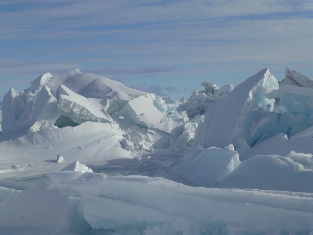 Scott Base and Pressure Ridges – Block Features