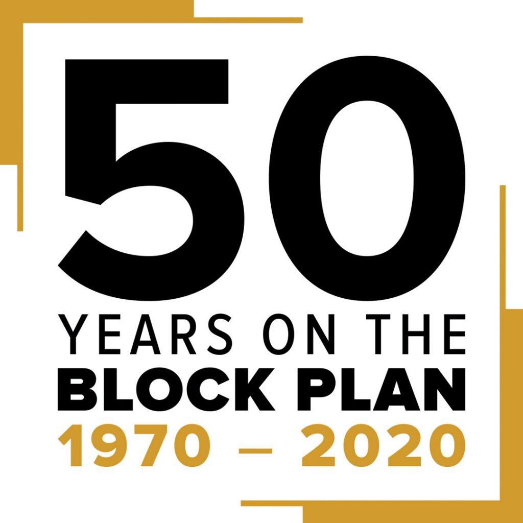 Block Plan 2020 | Bulletin