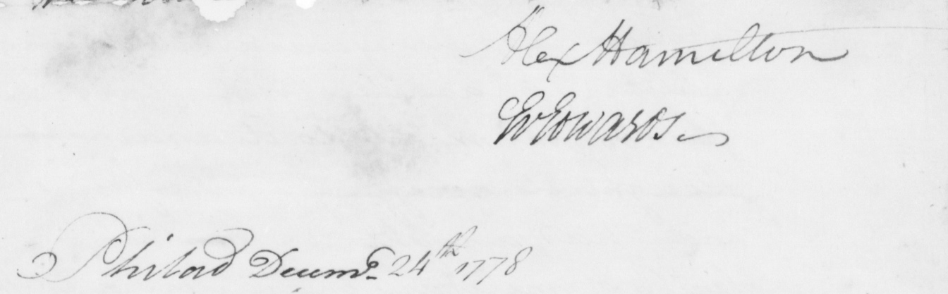 Alexander Hamilton letter here at CC?? | CC Special Collections